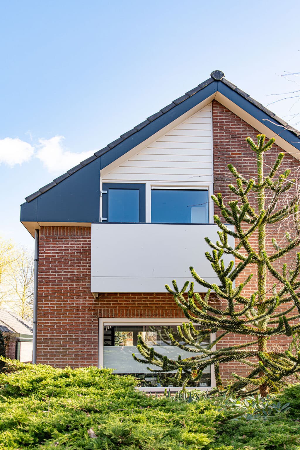 Kunststof Achterdeur met borstwering | Kunststofkozijn.nl